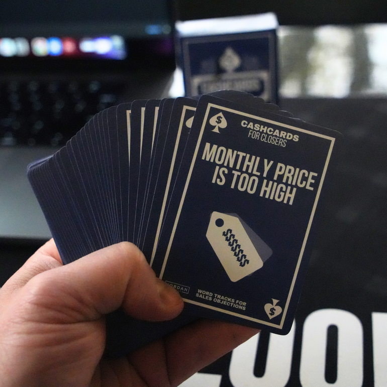Cash Cards | The #1 Sales Training Tool For Handling Objections ...