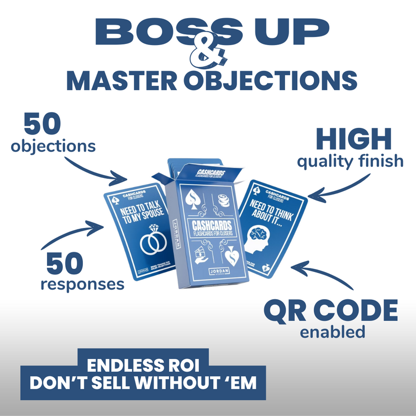 Cash Cards | The #1 Sales Training Tool For Handling Objections ...