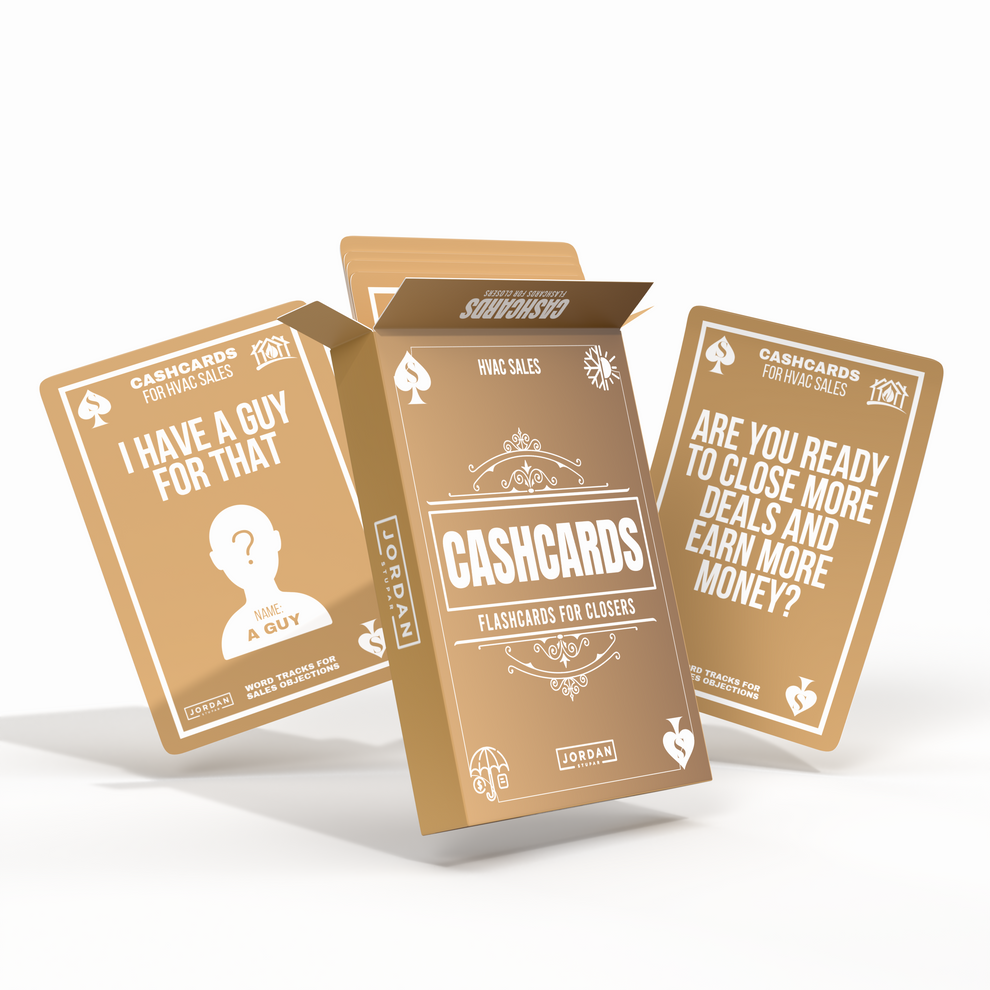 Cashcards: HVAC Objection Flashcards for Techs & Sales Pros – Stupar ...