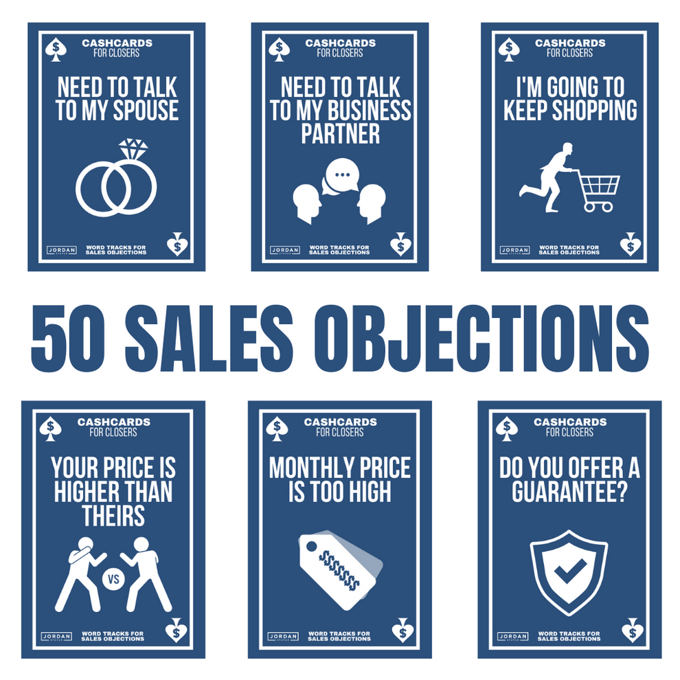 Cash Cards | The #1 Sales Training Tool For Handling Objections ...